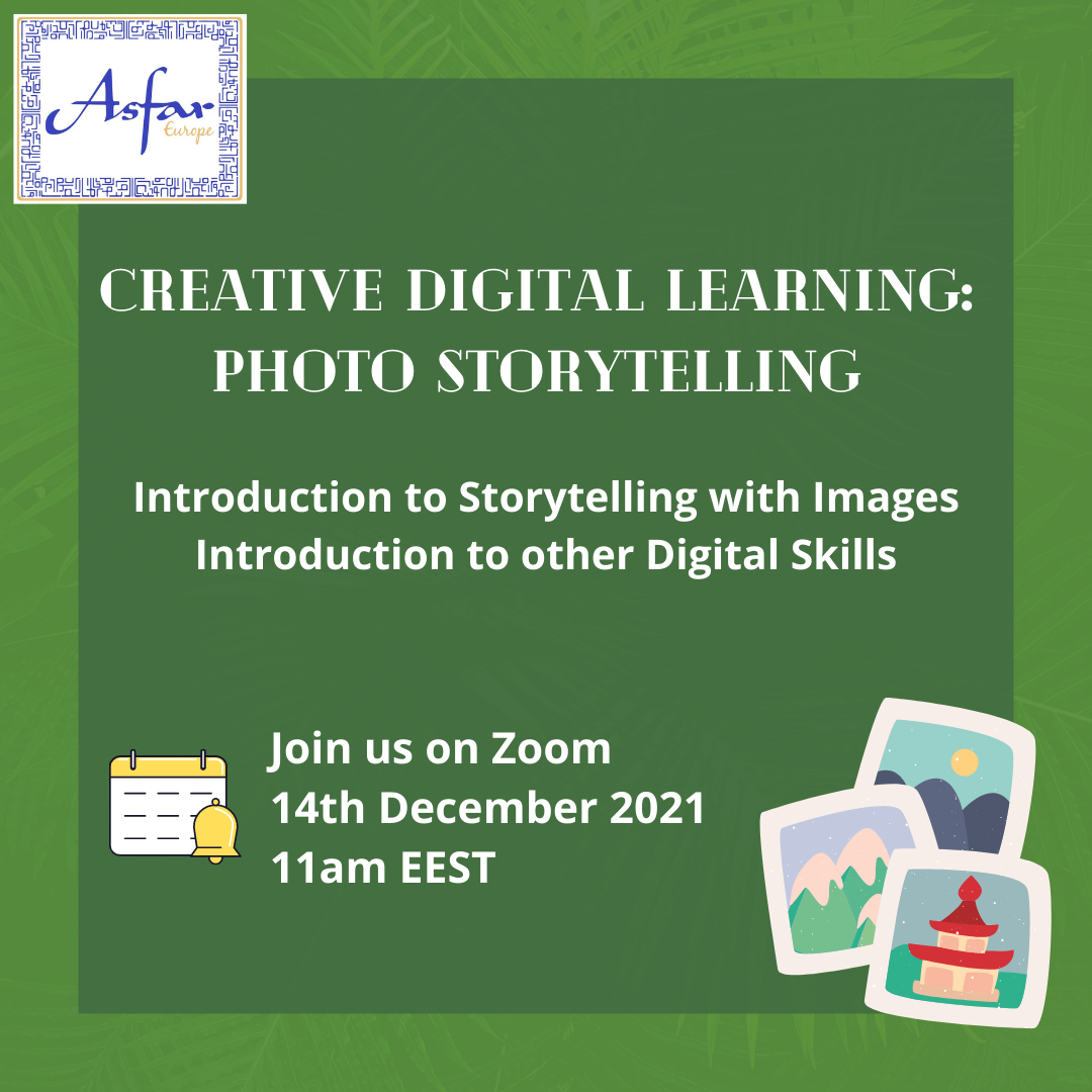 Creative Digital Learning: Photo Storytelling, 14th December, 11 am ...